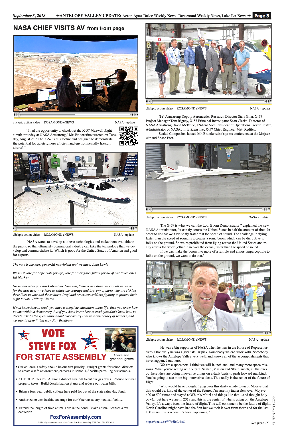 3. NASA Continued From Cover